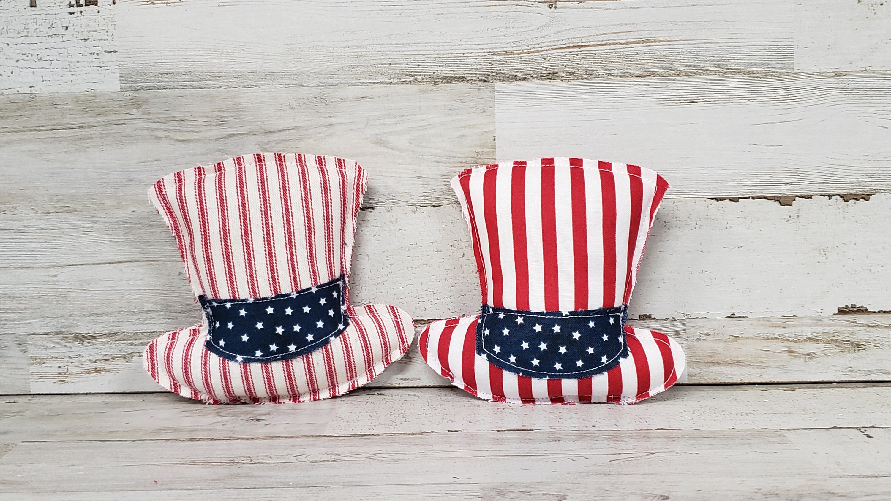 Uncle Sam Fabric Hat / Patriotic Tiered Tray Decor / Uncle Sam | Etsy