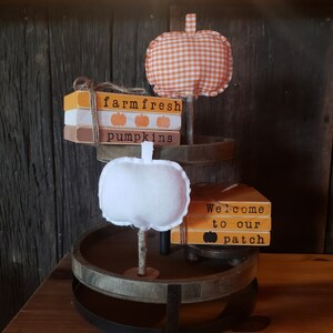 Fall MINI Books / Fall Faux Books / Mini Book Bundle / Fall Farmhouse ...