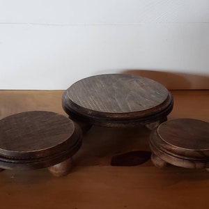Rustic Wood Riser, Farmhouse Wood Riser, Farmhouse Decor, Wood Coaster ...