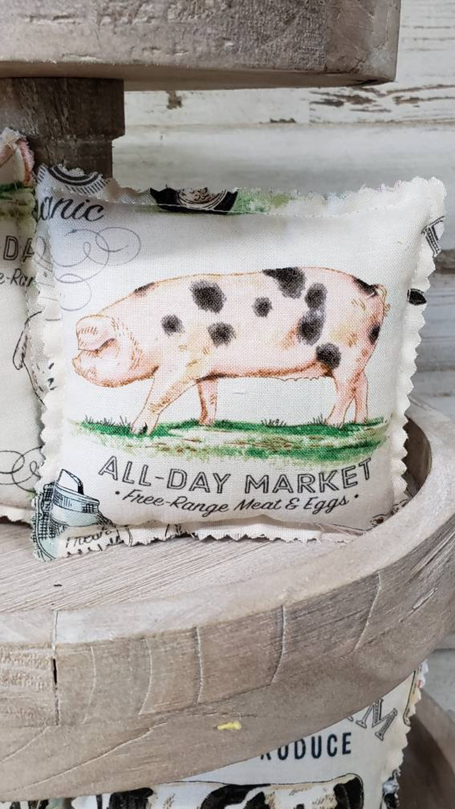 Farmhouse Pillows / Mini Farm Pillow / Tier Tray Pillow/ - Etsy