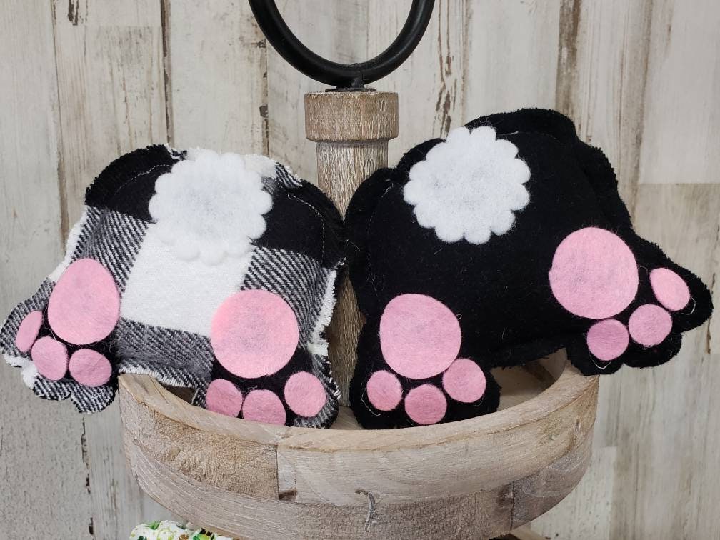 Fabric Bunny Bums / Fabric Bunny Butt / Buffalo Bunny / Farmhouse ...