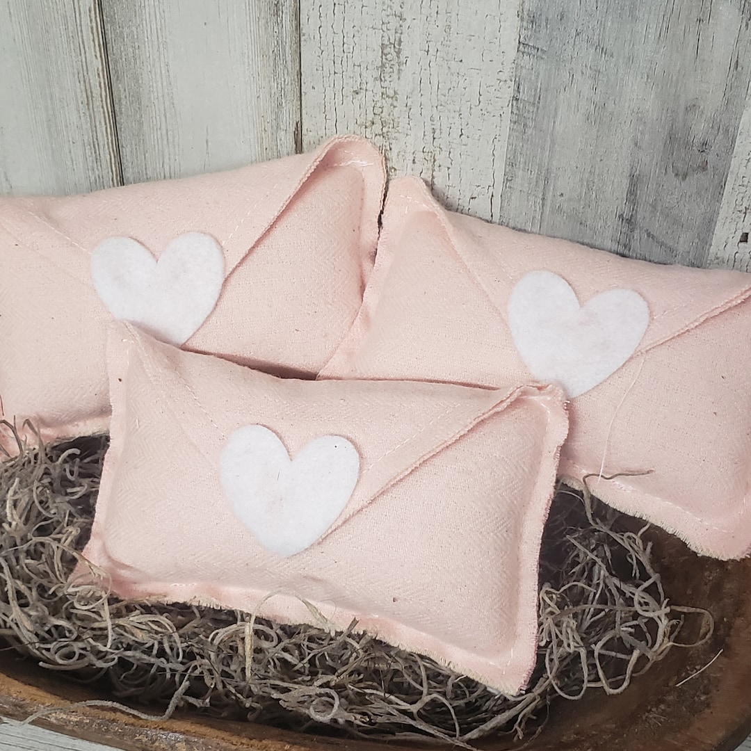 Fabric Love Letters - Pink Valentine's Day Tiered Tray Fillers ...