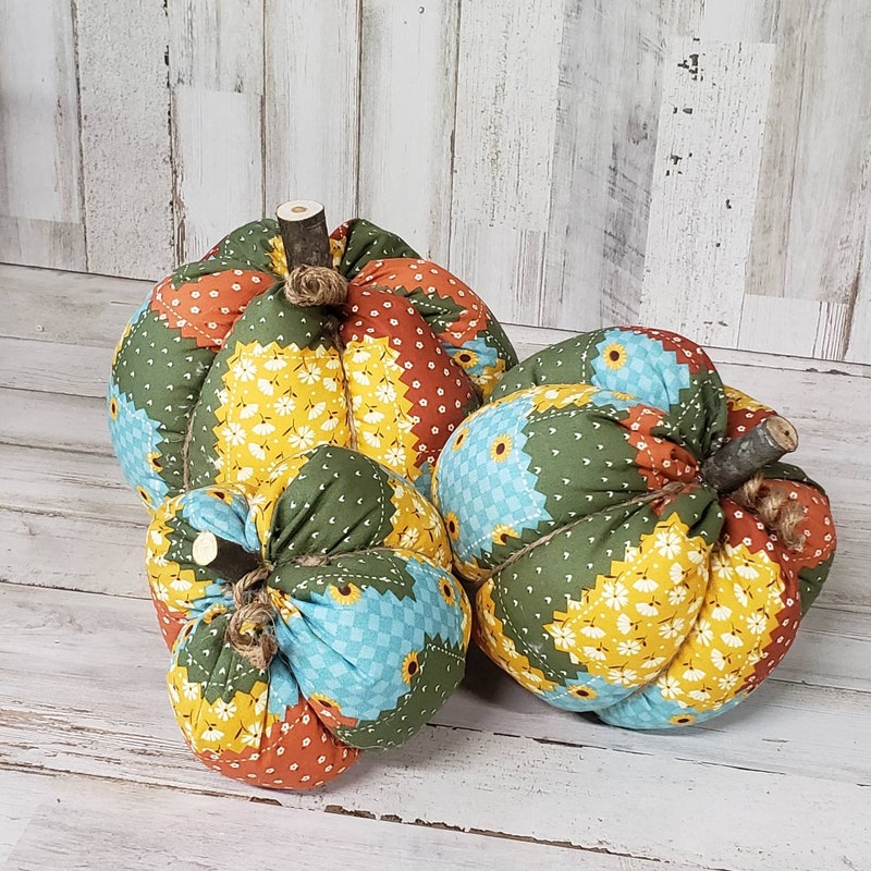 Patchwork Pumpkin - Etsy