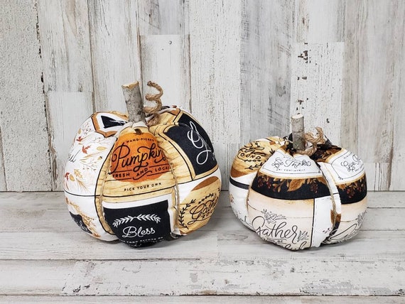 Farmhouse Fall Pumpkin / Farmhouse Decor / Gather Decor / Fall - Etsy