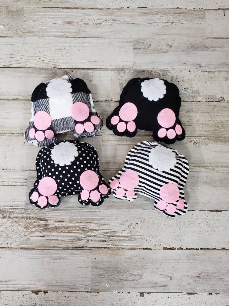 Fabric Bunny Bums / Fabric Bunny Butt / Buffalo Bunny / Farmhouse ...