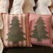 Christmas Tree Pillow / Farmhouse Christmas Decor / Bench Pillow ...