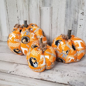 Football Pumpkins Handmade, Tennessee Vols Decorations , Roll Tide ...