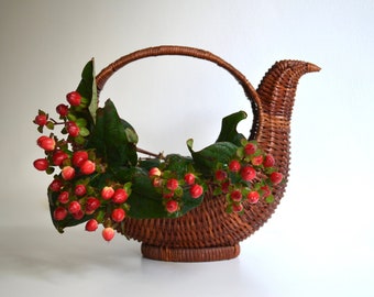 Wicker Bird Basket - Etsy