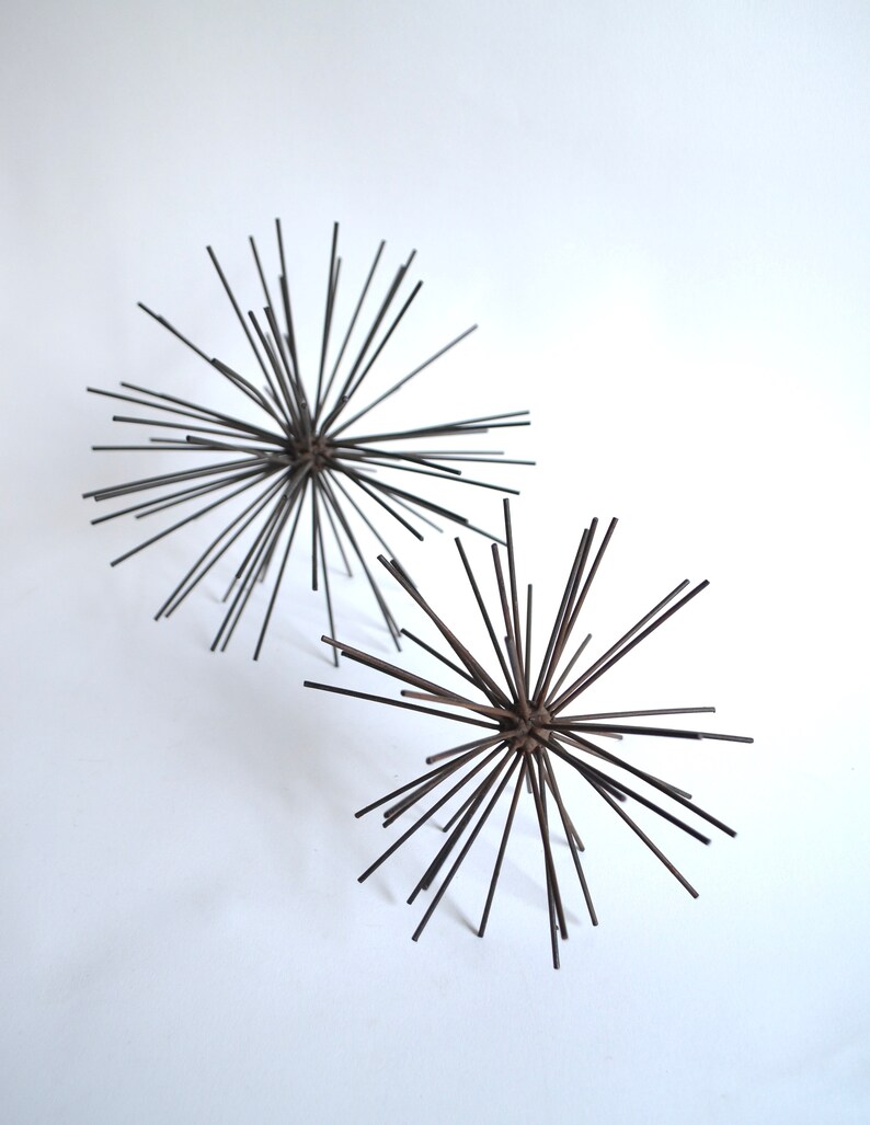 Mid Century Sputnik Like Metal Decor Pieces - Etsy