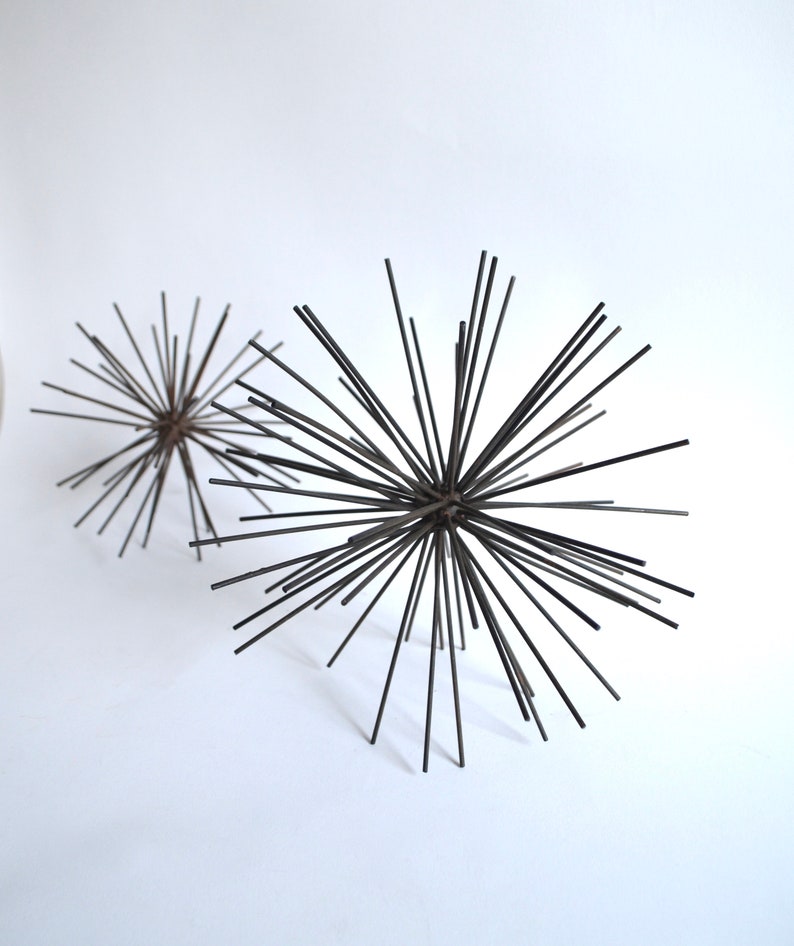Mid Century Sputnik Like Metal Decor Pieces - Etsy