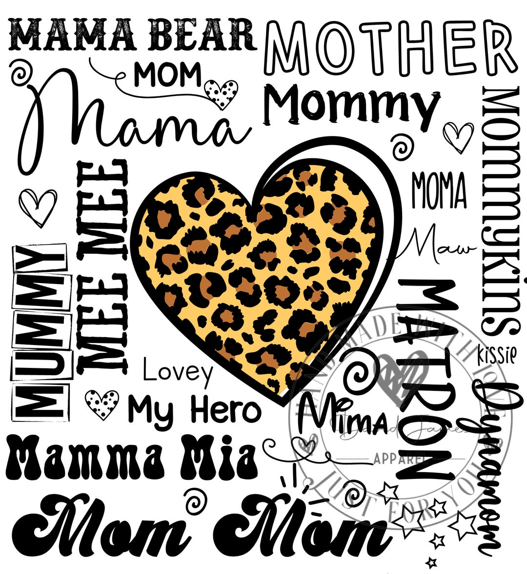 MOM mother mum mee Mee digital Download PNG - Etsy