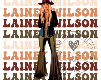 Lainey Wilson SVG, PNG, Country Music, Western, Song Titles, Bell ...