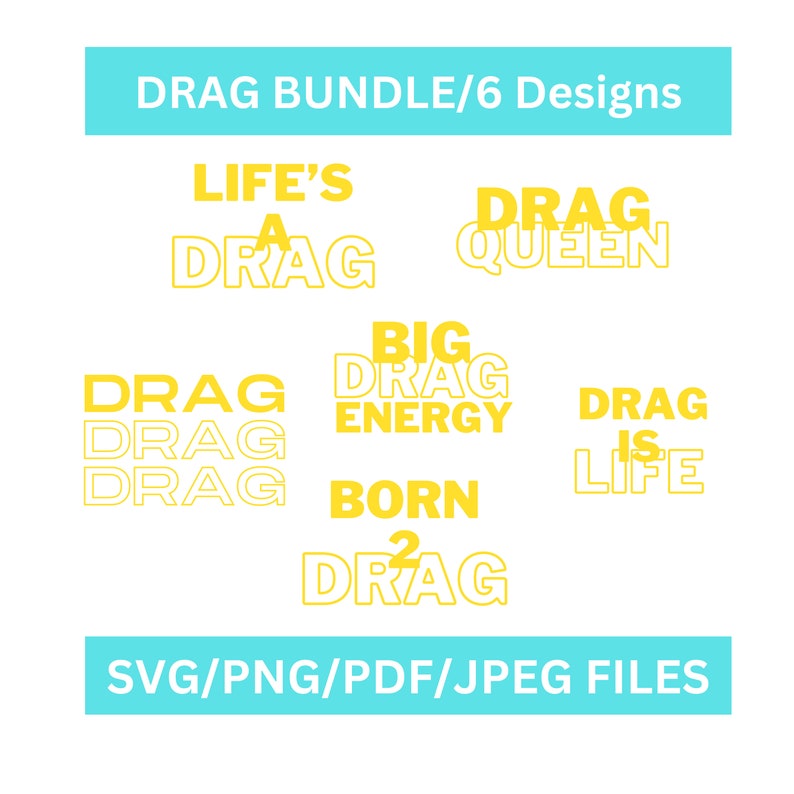 Drag SVG File, Drag Queen Cut File, Digital Download, SVG, PNG, Instant ...