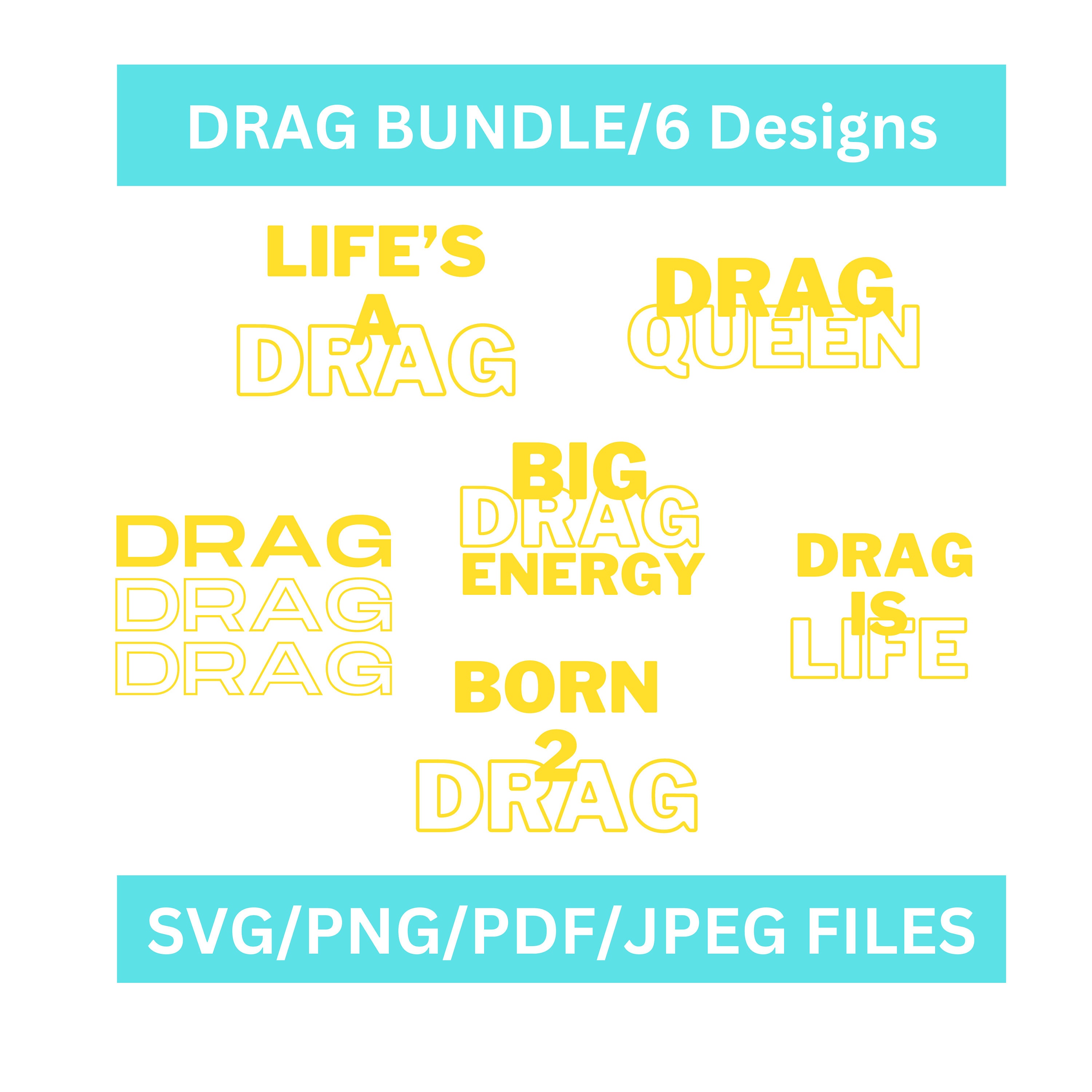 Drag SVG File, Drag Queen Cut File, Digital Download, SVG, PNG, Instant ...