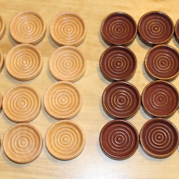 Checker Pieces - Etsy