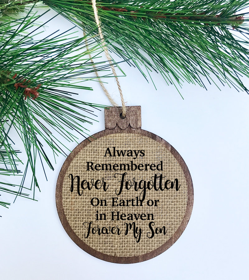 Always Remembered Never Forgotten On Earth or In Heaven | Etsy
