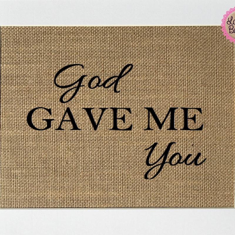 God Gave Me You - Etsy