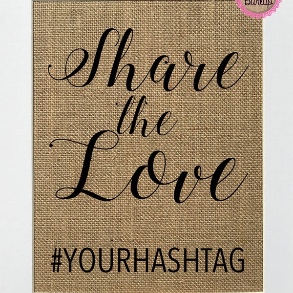 Hashtag Print - Etsy