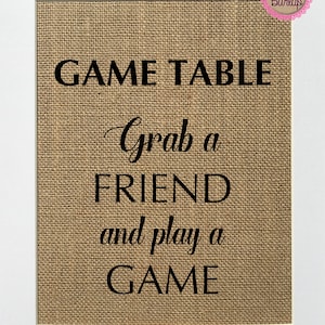 Game Table - Etsy