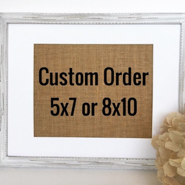 Burlap Banners - Etsy