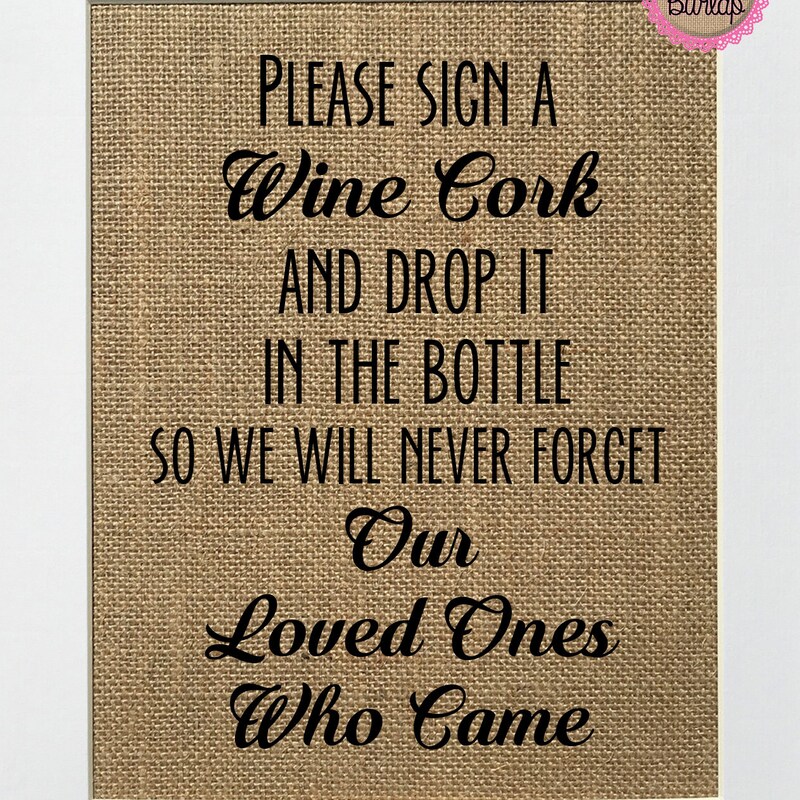 Wine Cork Sign - Etsy