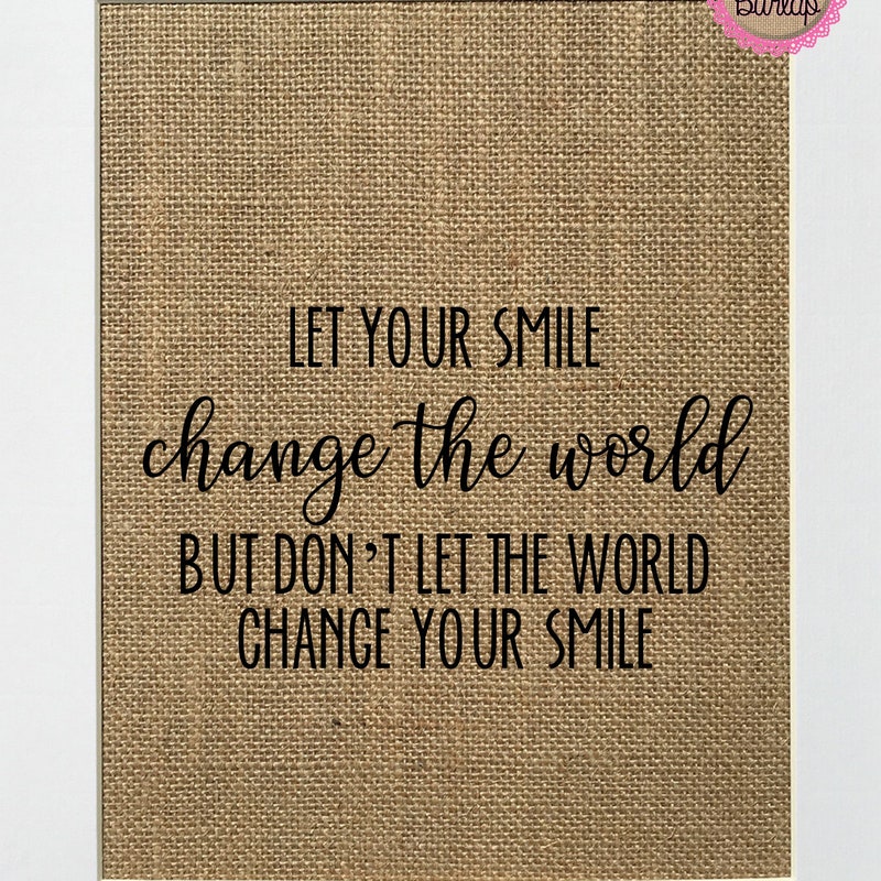 Let Your Smile - Etsy