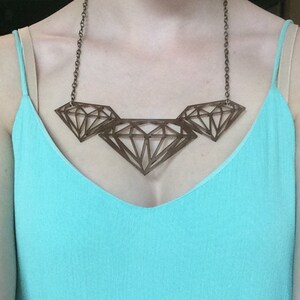 Diamond Laser-cut Jewelry Set - Etsy