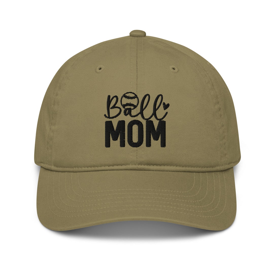 Organic Hat, Baseball Cap, Mom Cap, Baseball Mom Hat, Softball Mom Cap ...