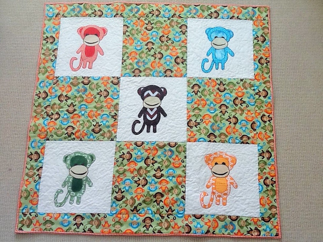 DIGITAL PATTERN Monkey Business Quilt Pattern 40" X 40" - Etsy