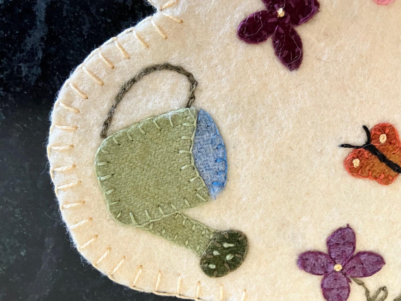May Flowers DIGITAL PATTERN for 10" Candle Mat - Etsy