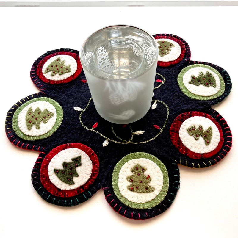 Wool Candle Mat - Etsy