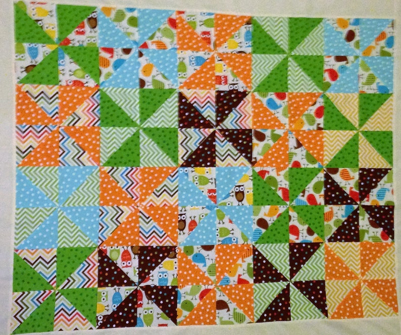 DIGITAL PATTERN Pinwheel Party Quilt Pattern for Layer Cake Bundles - Etsy