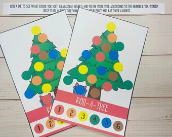 Roll a Christmas Tree | Etsy