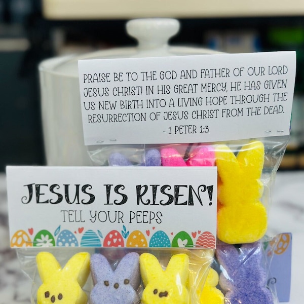 Jesus is Risen Tell Your Peeps - Etsy