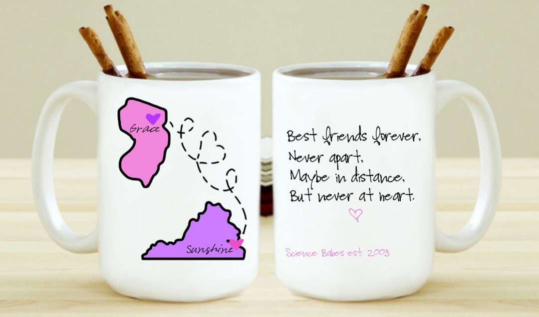 Best Friends Forever Est. Mug - Etsy