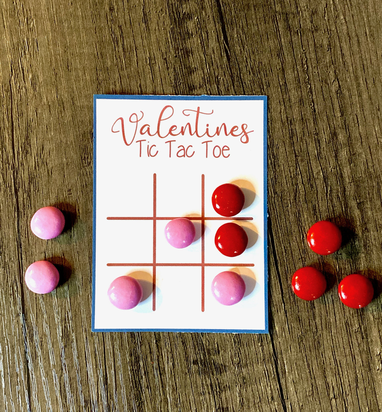 Printable Valentines Tic Tac Toe Game: Classroom Favor (PDF) - Etsy