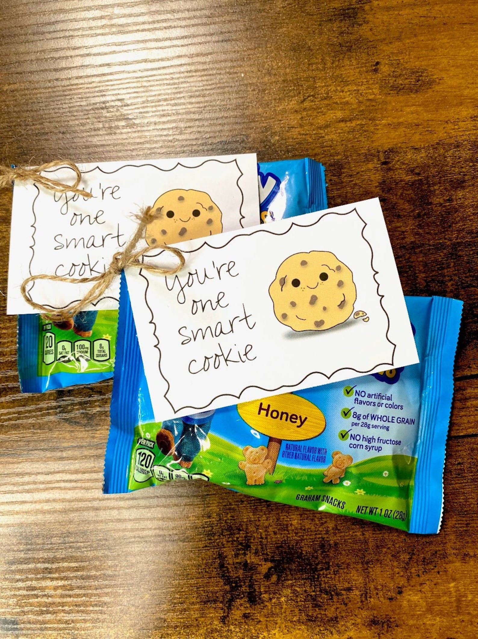 Printable Valentine You're One Smart Cookie Card Kids | Etsy