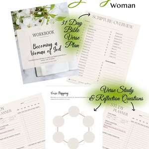 Woman of God Bible Study: 31-day Christian Workbook (digital Download ...