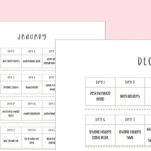 INSTANT DIGITAL DOWNLOAD 12 Month Social Media Challenge | Boost Your ...