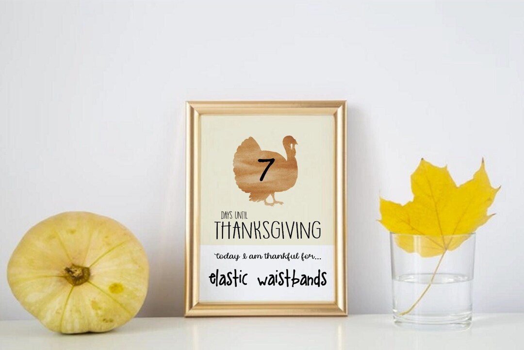Days Until Thanksgiving Printable Page | Thankful | Kids & Family ...