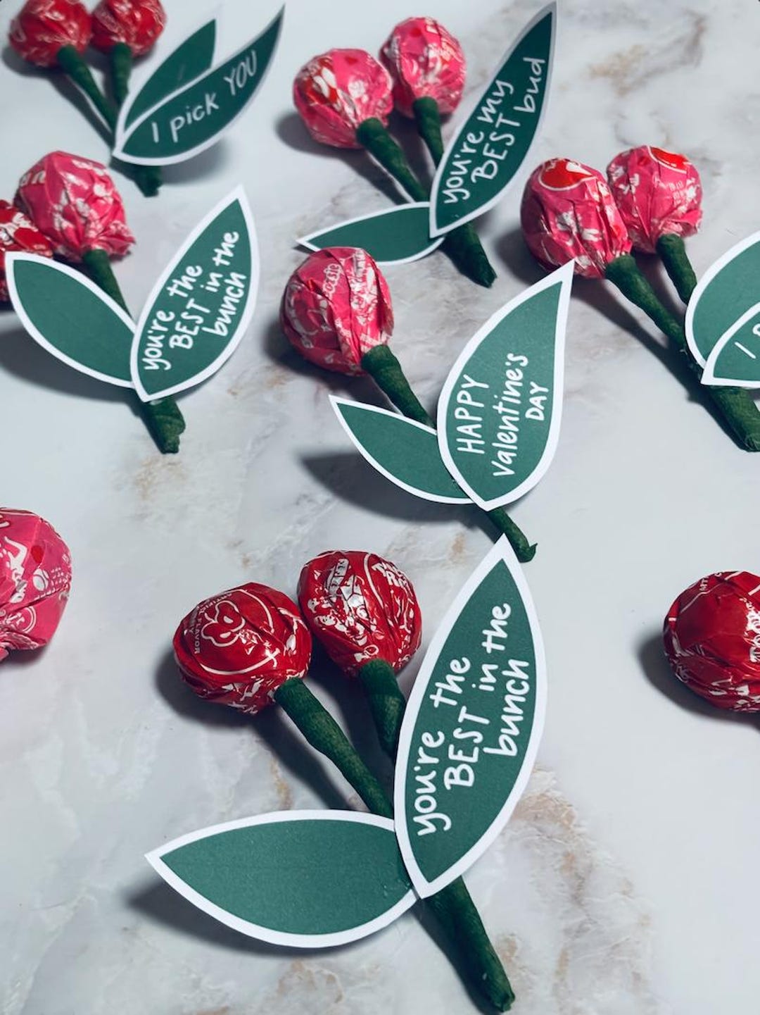Buy PRINTABLE Valentine's Day Flower DIY | Rose Petals | Tulip Tootsie ...