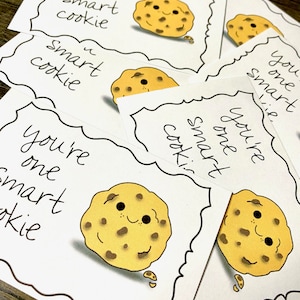 Smart Cookie Valentine Card: Kids Classroom Party (digital Download) - Etsy