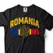 Romania T-shirt Romanian Flag Romanian Diaspora Nationality | Etsy