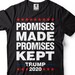 Trump Support T-shirt Political Election Day Team Trump 2024 Trump ...
