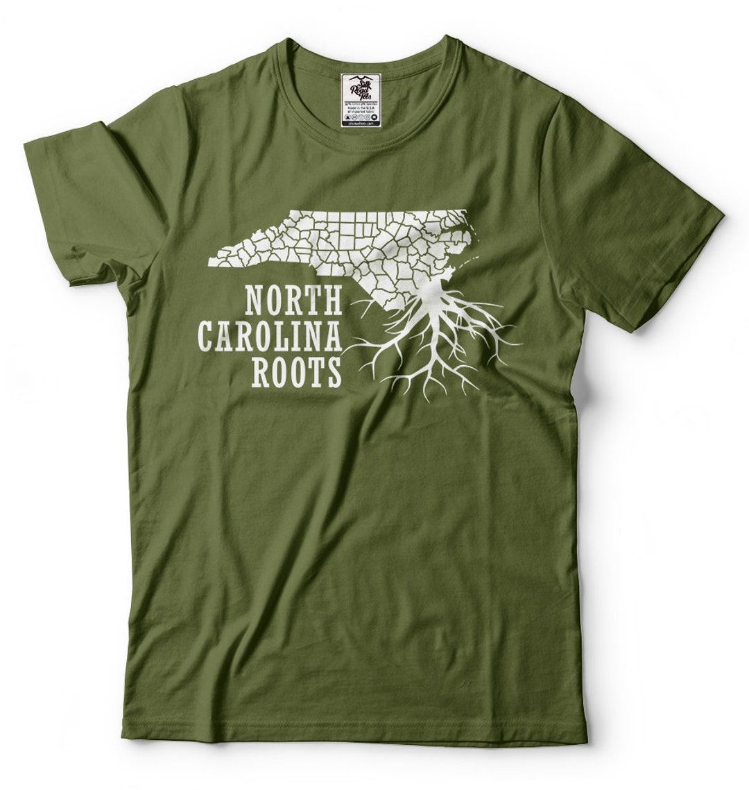 North Carolina T-shirt North Carolina Roots Funny Patriotic NC State T-shirt - Etsy