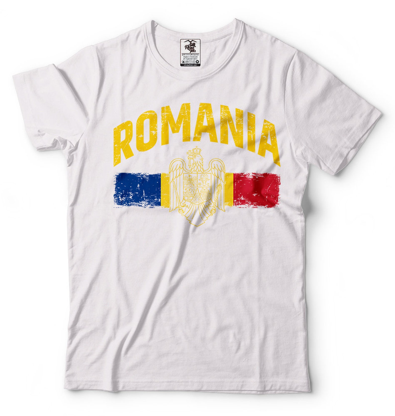 Romania T-shirt Romanian Flag Romanian Diaspora Nationality | Etsy