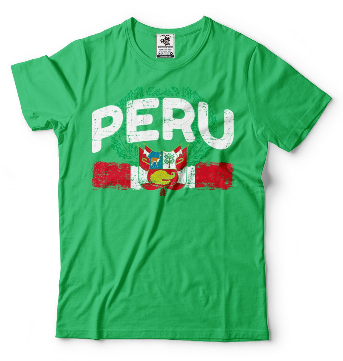 Peru T-shirt Peru Flag Peruvian Diaspora Nationality Patriotic | Etsy