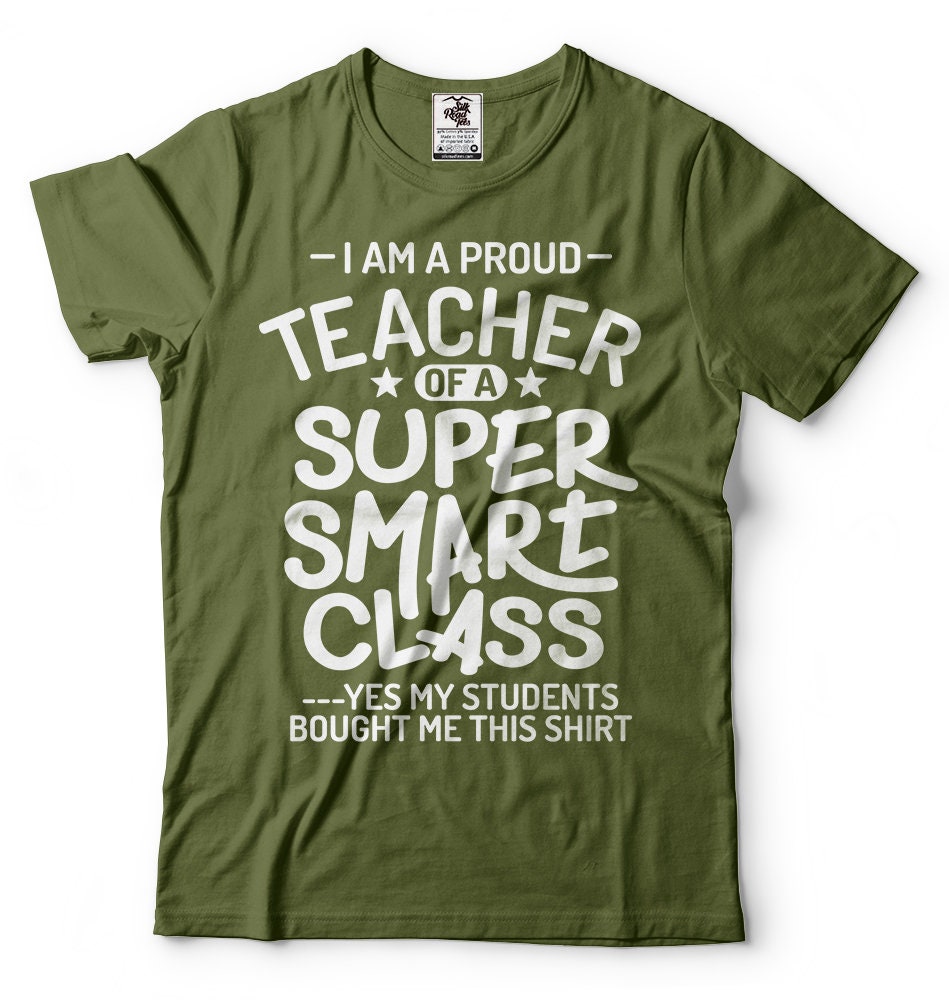 Teacher T-shirt Funny Proud Teacher Back to School Tee Shirt - Etsy