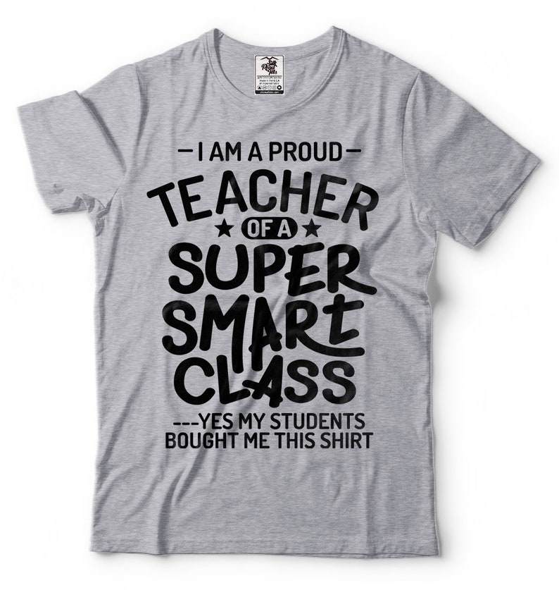 Teacher T-shirt Funny Proud Teacher Back to School Tee Shirt - Etsy