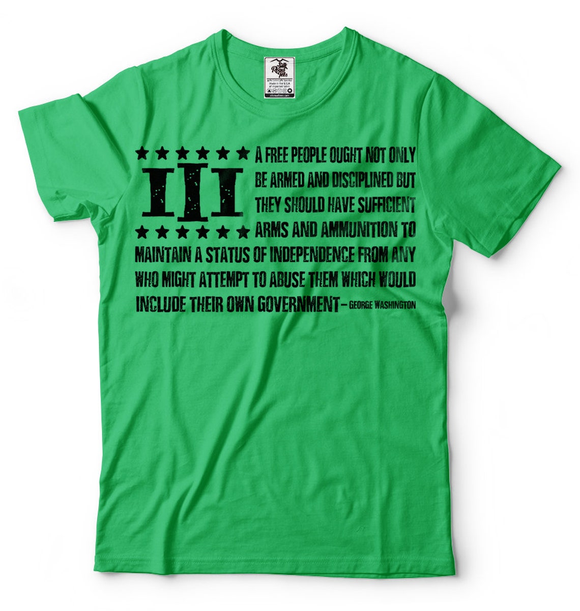 Third Amendment T-shirt USA Patriotic George Washington - Etsy